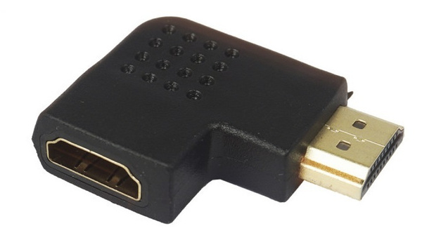 Кабель HDMI гнездо-штекер угловой - купить по низкой цене в интернет ...