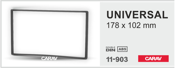 Универсальная рамка 2-DIN 178x102 mm CARAV 11-903 - купить в интернет ...