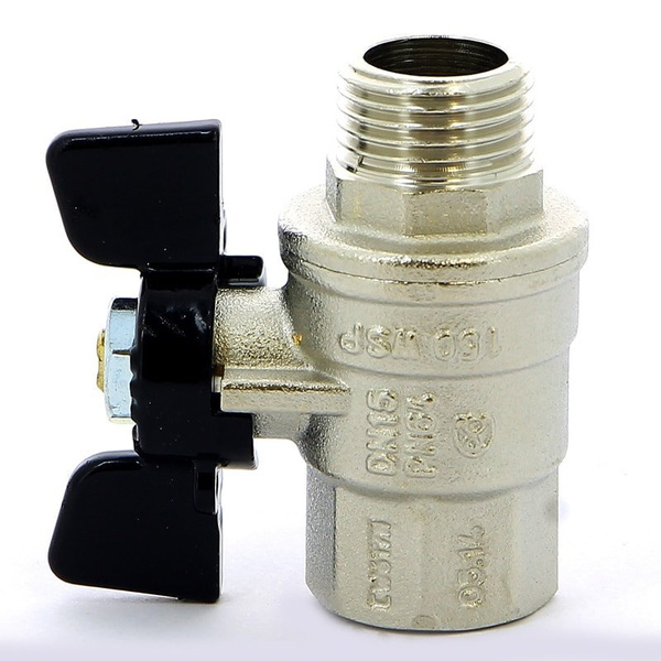 Кран шаровый BUGATTI OREGON 1/2" ВН бабочка - купить по низкой цене в ...