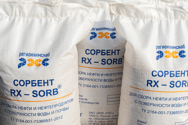 Сорбент для сбора масел, дизтоплива, нефтепродуктов, кислот, щелочей ...