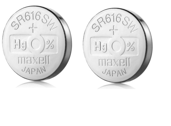 Maxell Батарейка 321 (SR65, SR616), Оксид-серебряный тип, 1,55 В, 2 шт ...