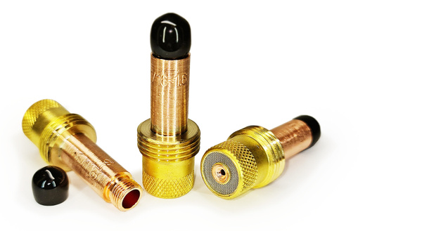 Газовая линза TIG Д. 1,6 мм 50мм P45V25 Parker 5шт. 701.0203 / 45V25 ...