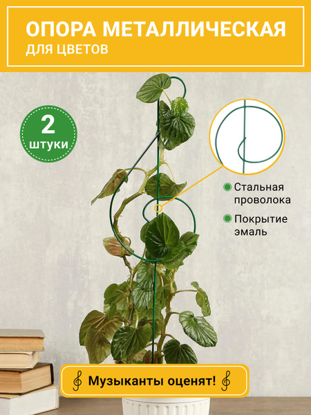 Опора Нота для растений, держатель для цветов, кустодержатель, опора ...