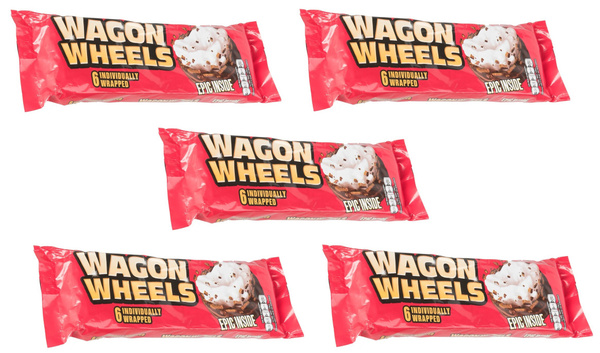 Wagon Wheels Original Бисквитное печенье с суфле , 216 г .,5 упаковок ...