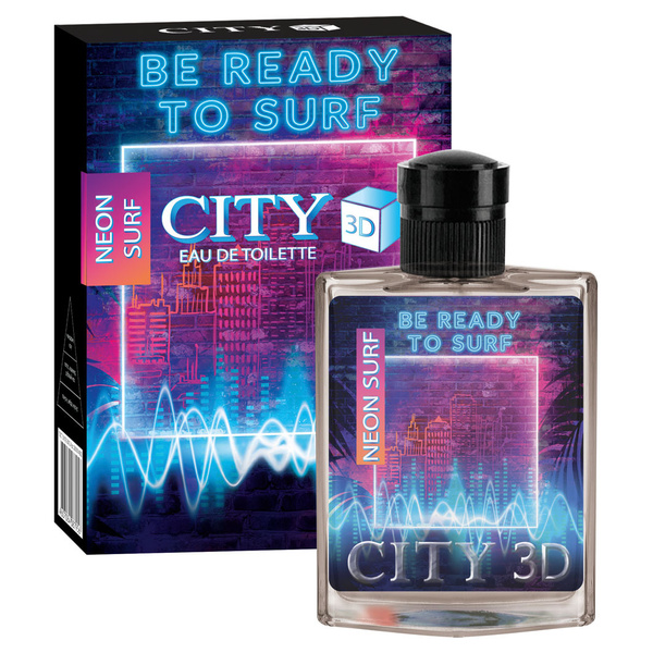 City Parfum City 3D Туалетная вода мужская Surf 90мл купить на OZON по ...