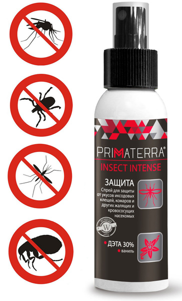 Средство ( cпрей ) PRIMATERRA INSECT INTENSE для защиты от укусов ...