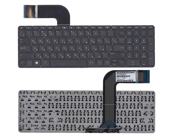 Клавиатура для ноутбука HP Pavilion 15-P, 17-F черная, без рамки купить ...