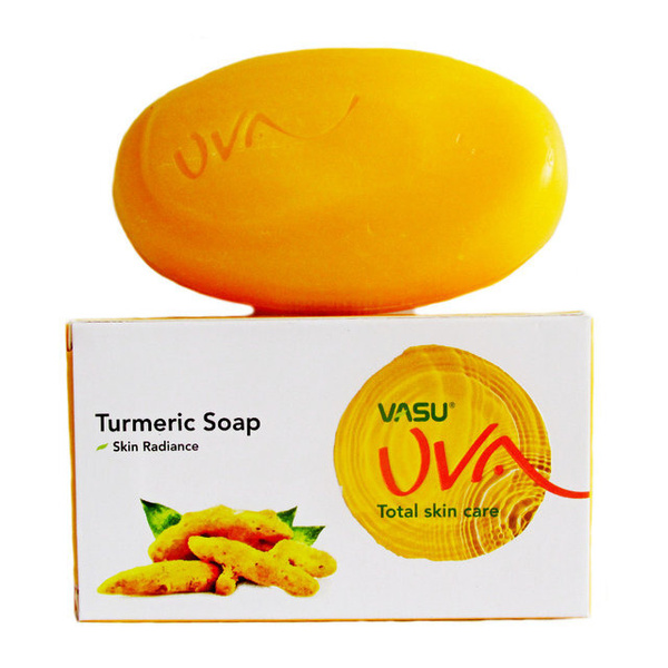 Vasu TURMERIC SOAP Uva /Мыло с Куркумой антисептическое Васу, 125 г ...