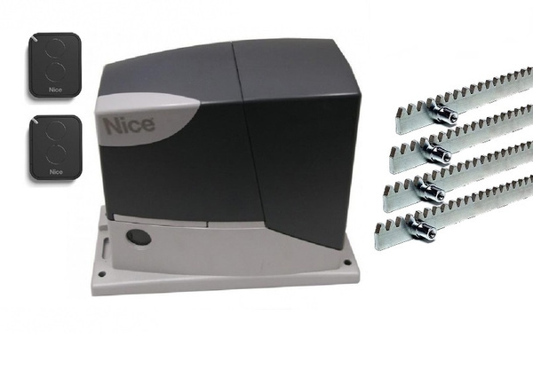 Nice RD400KCE KIT4 комплект привода для откатных ворот c рейкой 4метра - купить с доставкой по ...