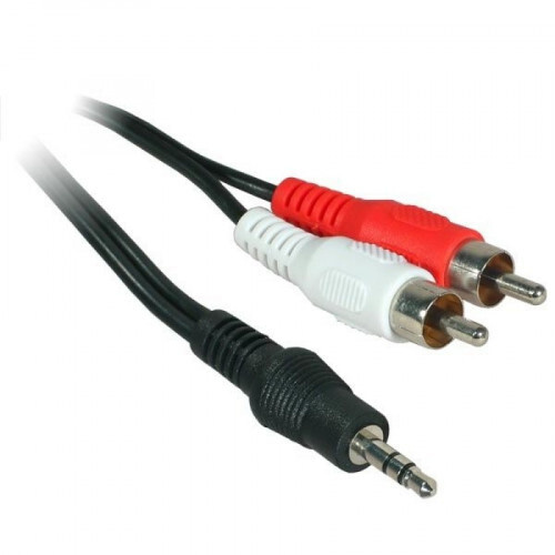 Кабель 3.5 мм, RCA ALENCOM Шнур 2RCA/3.5мм (Миниджек на 2 тюльпана ...