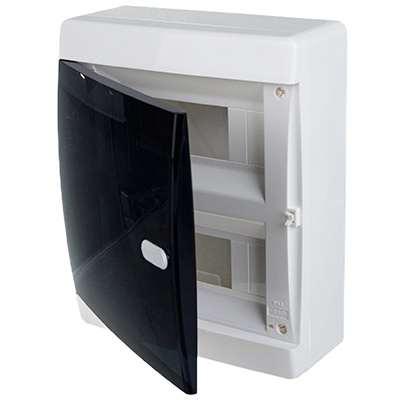 Бокс 18мод навесной белый чёрная дверь IP41 CNK Tekfor - купить по выгодной цене в интернет ...