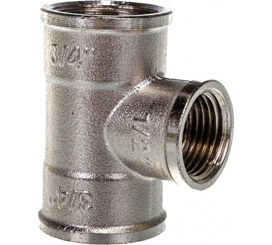 Тройник 3/4"Fх1/2"Fх3/4"F VIEIR , 20040037 - купить по выгодной цене в ...