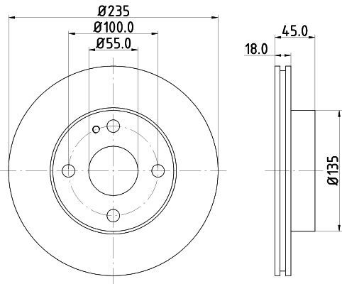 Диск тормозной перед Nisshinbo ND5029K - купить по низкой цене в ...