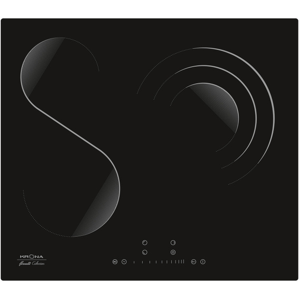 Встраиваемая электрическая панель Krona Terzo 60 BL Black купить по низкой цене с доставкой и ...