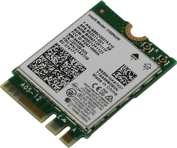 Wi-Fi-адаптер Dual Band Wireless-AC 3168 - купить с доставкой по ...