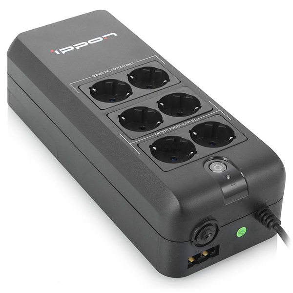ИБП Резервный (Back UPS) Ippon Back Verso 400 купить по выгодной цене в интернет-магазине OZON ...