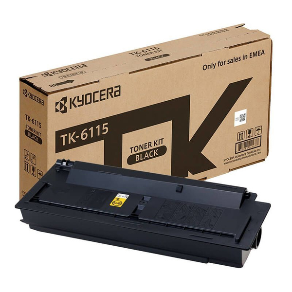 Расходник для печати KYOCERA TK6115, Черный (black), для лазерного ...