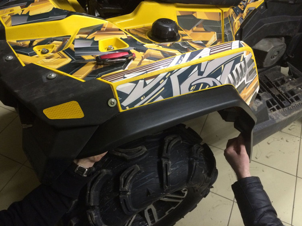 Квадроцикл Стелс / Stels - Расширители колесных арок для Stels ATV800G ...