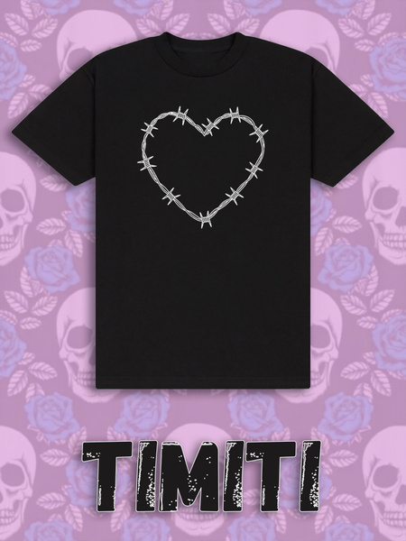 Футболка TIMITI, размер 48, 50, цвет черный, светло-зеленый, 100% ...