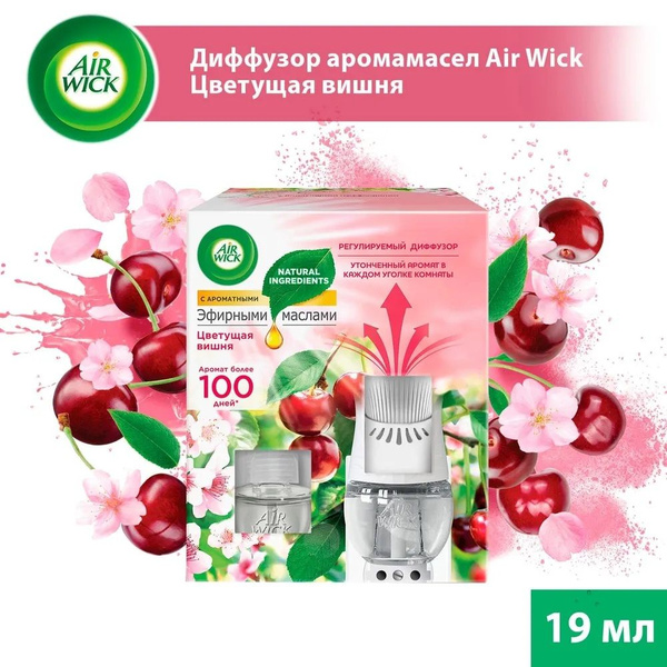Air Wick диффузор аромамасел, Цветущая вишня для дома, со сменным ...