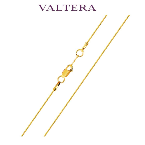 VALTERA Цепочка Серебро позолоченное 925 пробы, плетение Снейк - купить ...