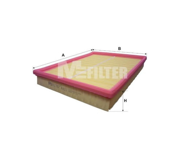 Фильтр воздушный MFILTER 1879945 - купить по выгодным ценам в интернет-магазине OZON (1471821351)