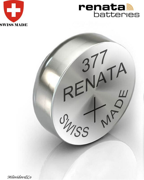 Renata Батарейка 376, 377 (SR66, SR626), AgZn (серебряно-цинковый) тип ...