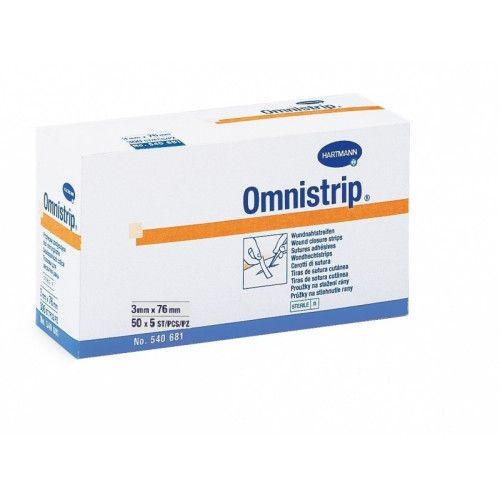 Omnistrip / Омнистрип - стерильные полоски на операционные швы, 3x76 мм ...