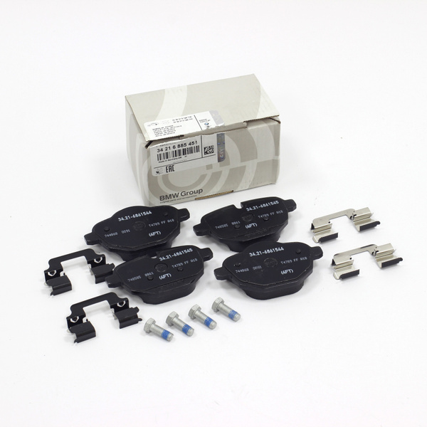 BMW Колодки тормозные дисковые Задние, арт. 34216885451 купить на OZON ...
