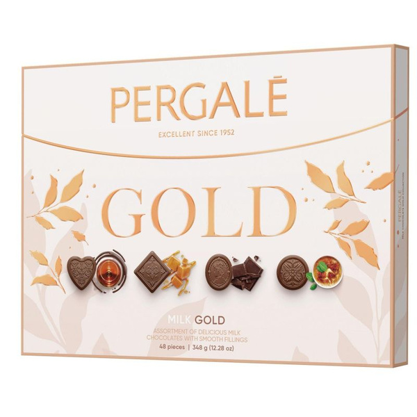 Конфеты Pergale Розы ассорти в молочном шоколаде, 348 грамм - купить с ...