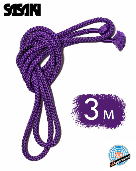 Скакалка SASAKI M-242 3м. VI(Фиолетовый) Полиэстер купить c доставкой на OZON по низкой цене ...