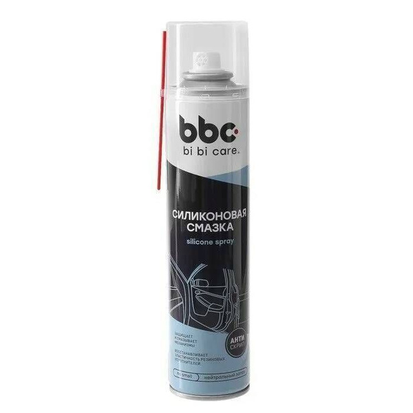 Силиконовая смазка для автомобиля bi bi care bbc silicone spray 400ml ...