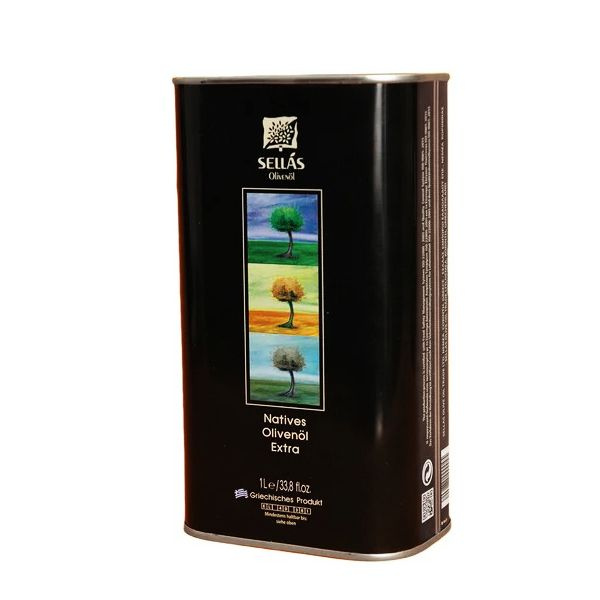Характеристики Оливковое масло 1л Sellas (Греция, Пелопоннес, Extra ...