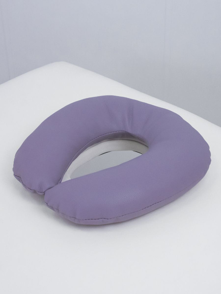 Подушка для лица рогалик на массажный стол, из экокожа - купить с ...