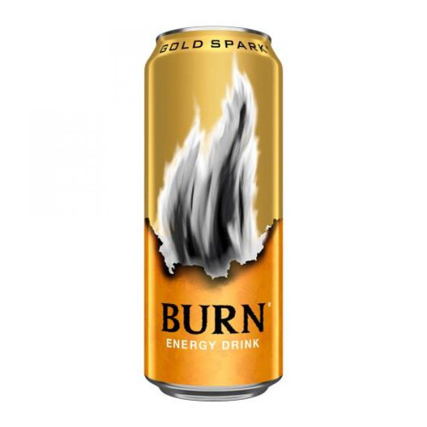 Энергетический напиток "BURN" GOLD RUSH 12 шт. по 0,449 л. - купить с ...