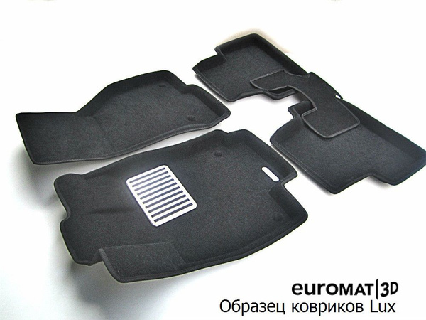 Коврики в салон автомобиля euromat|3D Текстиль 3Д 380, цвет черный ...