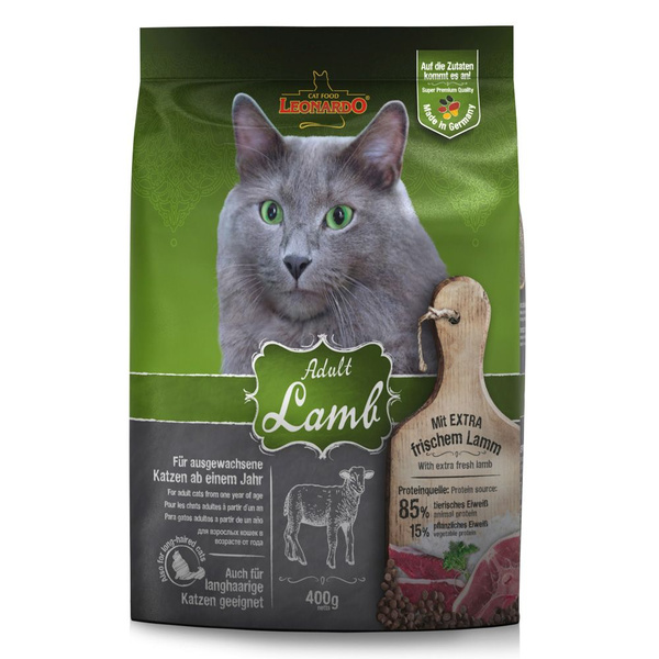 Leonardo Lamb & Rice 400 гр., сухой корм Леонардо Эдалт Ягнёнок для ...