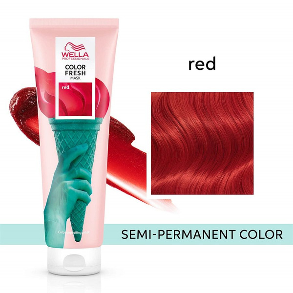 Wella Professionals Оттеночная маска COLOR FRESH красный 150 мл ...