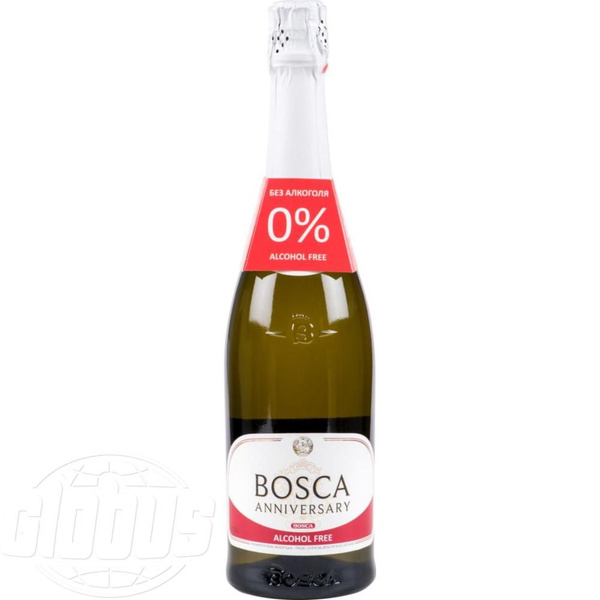 Напиток безалкогольный Bosca Anniversary белый полусухой, 0,75 л ...