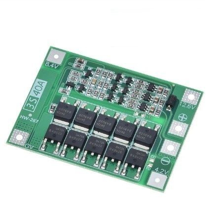 Контроллер заряда-разряда плата для литиевых аккумуляторов 3S 12.6V 40A ...