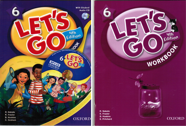 Let's Go 6 (4th Edition) Student's book + workbook + CD Комплект Книга+Тетрадь+CD | Nakata ...