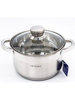 Кастрюля vicalina, Нержавеющая сталь, 4,7 л - купить по выгодной цене в ...