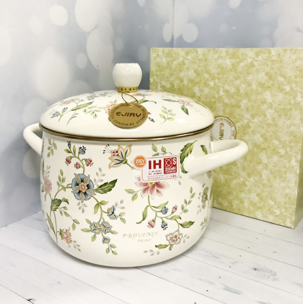 Кастрюля Ejiry, Эмалированная сталь, 4,3 л - купить по выгодной цене в интернет-магазине OZON.ru ...