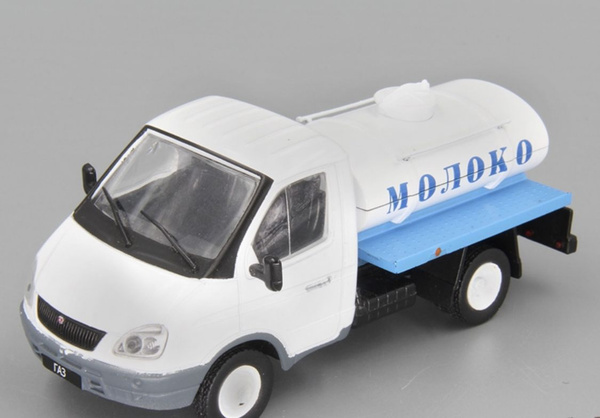 Модель коллекционная автомобиля Газ-3302 Молоковоз / масштаб 1:43. - купить с доставкой по ...