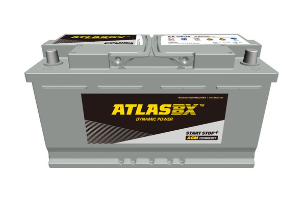 Аккумулятор автомобильный Atlas AGM_Обратная (-/+) купить по выгодной цене в интернет-магазине ...