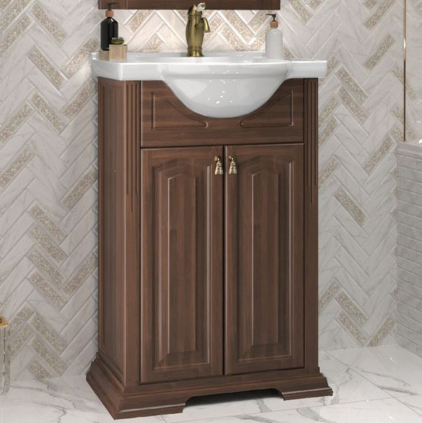 Тумба под раковину Opadiris Риспекто 55 00-00005752 Орех антикварный - купить с доставкой по ...