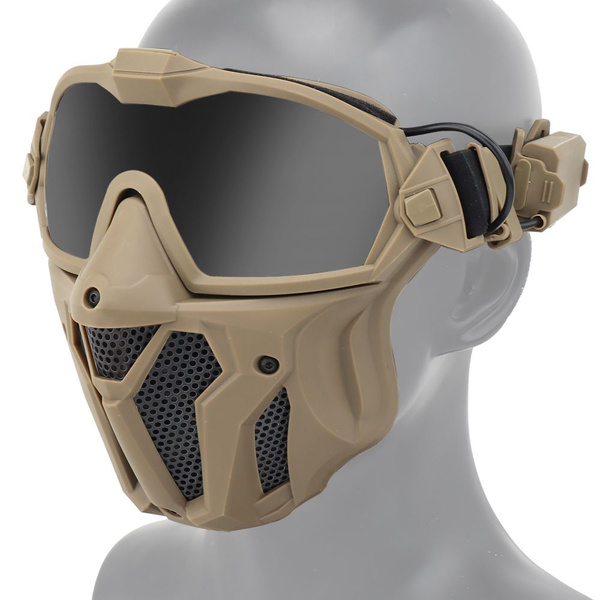 Наружная тактическая маска airsoft с микро вентилятором - купить с ...