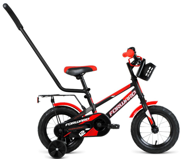 Велосипед Forward Meteor 12" (черный/ красный) - купить по выгодной ...