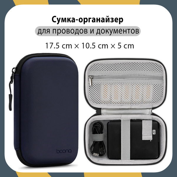 Органайзер для вещей Baona арт F010-leather-blue - купить по низкой ...