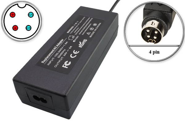Адаптер питания сетевой 24V, 6A, 150W, 4 pin VP (LP-2460, SQ-16824 ...